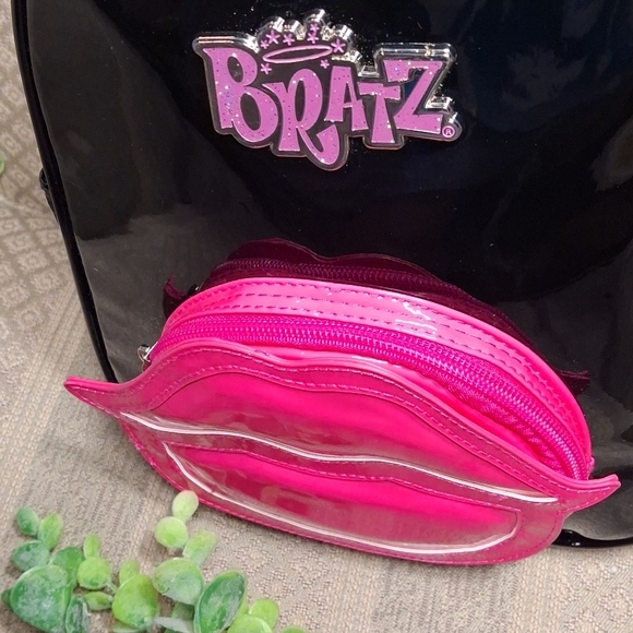 Bratz | Bags | Bratz Kisses Black Patent Mini Backpack | Poshmark